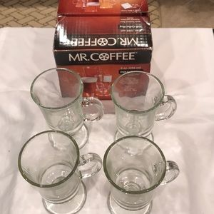 Mr. Coffee | Kitchen | Mr Coffee Set Of 4 9oz Irish Coffee Mugs In Box ...
